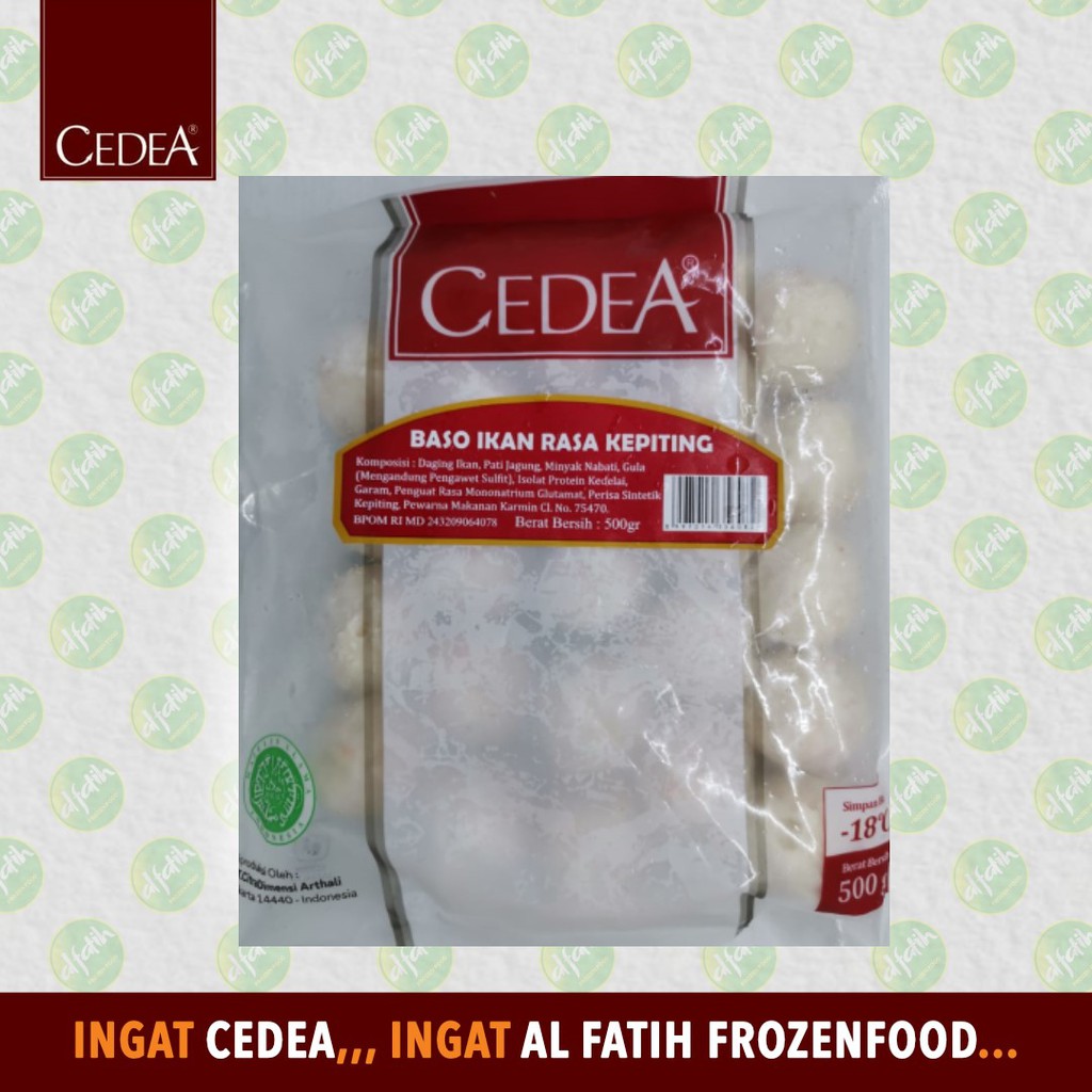 Jual CEDEA BASO IKAN RASA KEPITING 500GR | Shopee Indonesia