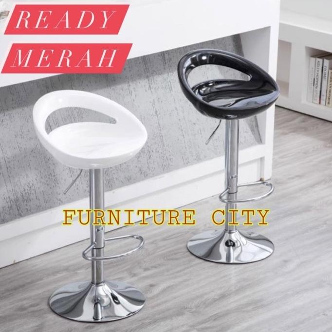 Jual KURSI BARSTOOL HIDROLIK BULAT BAR CAFE KITCHENSET MINIMALIS 092 ...