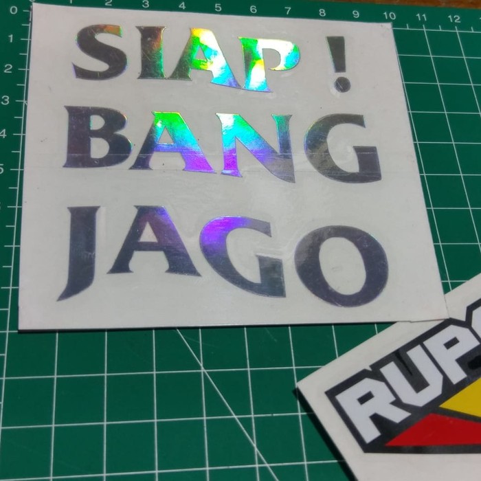 Jual Stiker Hologram / Stiker Bang Jago/Sticker Siap Bang Jago/Stiker ... Jual Stiker Hologram / Stiker Bang Jago/Sticker Siap Bang Jago/Stiker ...
