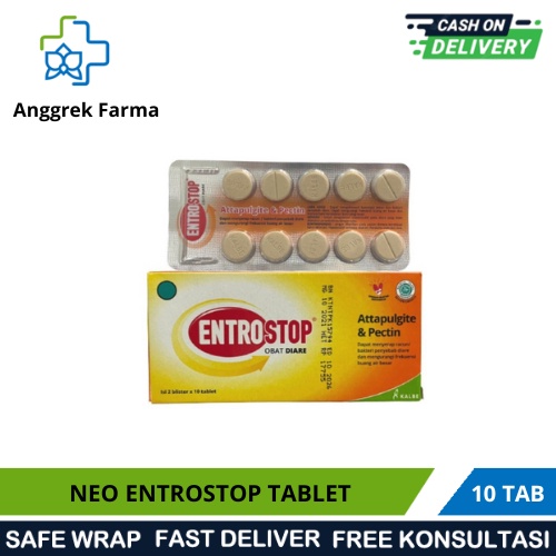 Jual NEO ENTROSTOP 10 TABLET/OBAT DIARE UNTUK DEWASA/MENGATASI DIARE ...