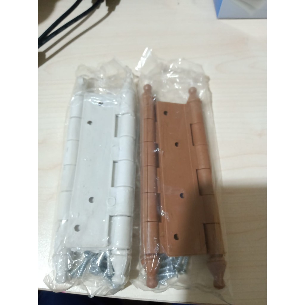 Jual ENGSEL PINTU-ENGSEL PINTU KAMAR MANDI-ENGSEL PLASTIK PVC 4.5" INCH ...