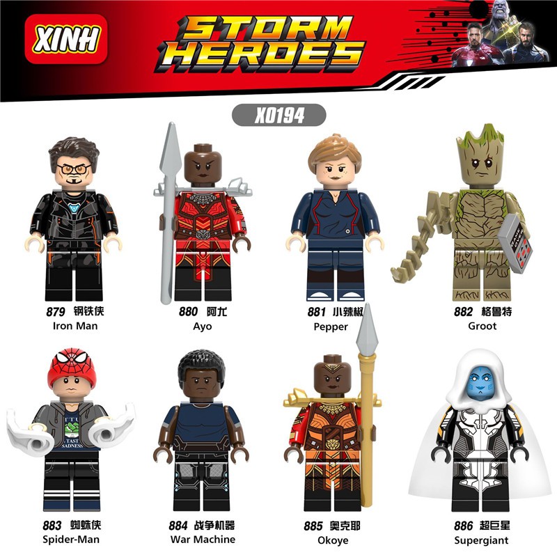 Jual X0194 Avengers Infinity War Pepper Potts Tony Stark Peter Parker ...