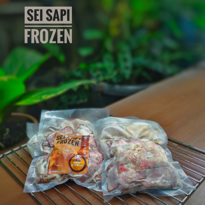Jual SEI SAPI | DAGING ASAP khas NTT sambal bawang - sambal bawang ...