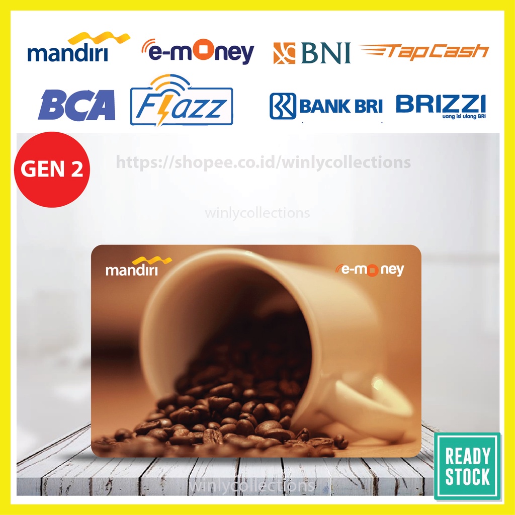 Jual Emoney Gambar KUMPULAN Cangkir Coffee Etoll Mandiri BCA Flazz BNI ...