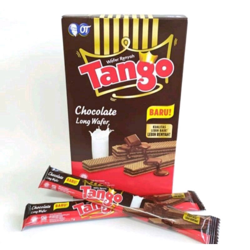 Jual tanggo wafer rasa coklat satuan (7gr x 20pcs x box) | Shopee Indonesia