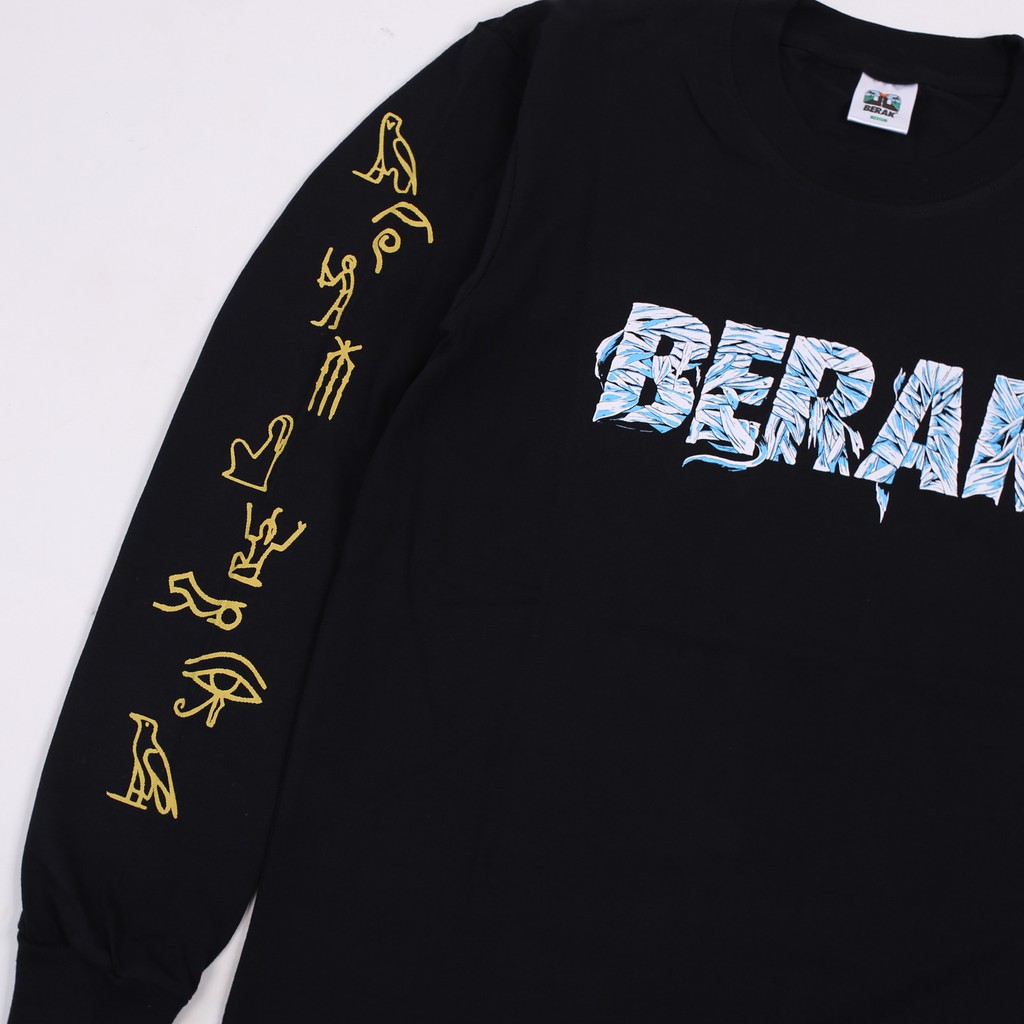 Jual Berak 9420 Tshirt Longsleeves MEIAW BLACK | Shopee Indonesia