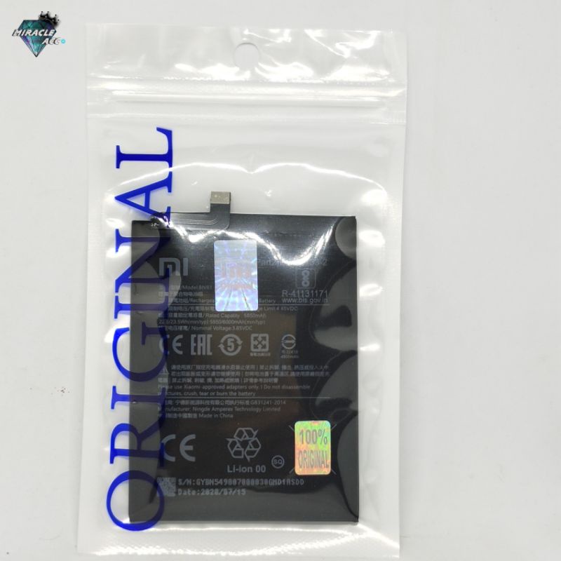 Jual Original 100% Baterai Xiaomi BN61 / BN57 / POCO X3 /X3 NFC battery ...