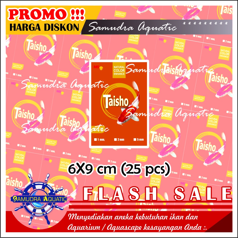 Jual Stiker Kemasan Repack 6x9 (Hiroyuki Koi, Taisho, Breeder Pro, Harmoni Koi, PK Koi, Pakan ...