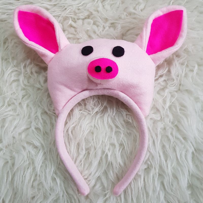 Jual Bando Karakter Hewan Piglet Babi Pig Bando Babi Kostum Piglet ...