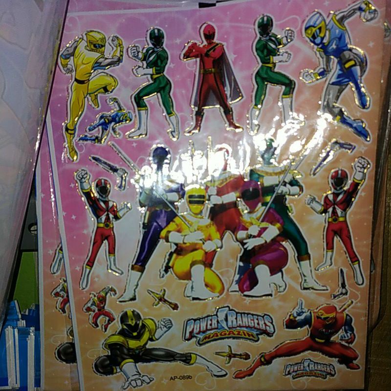 Jual Stiker Power Rangers Magazine | Shopee Indonesia