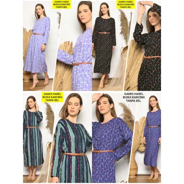 Jual DASTER RAYON HABEL GAMIS MUSLIMAH | Shopee Indonesia