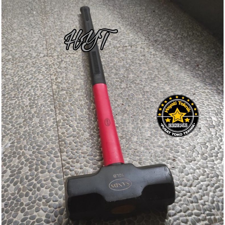 Jual palu godam palu bodem 8 Lb 4 kg gagang piber merek sands | Shopee ...