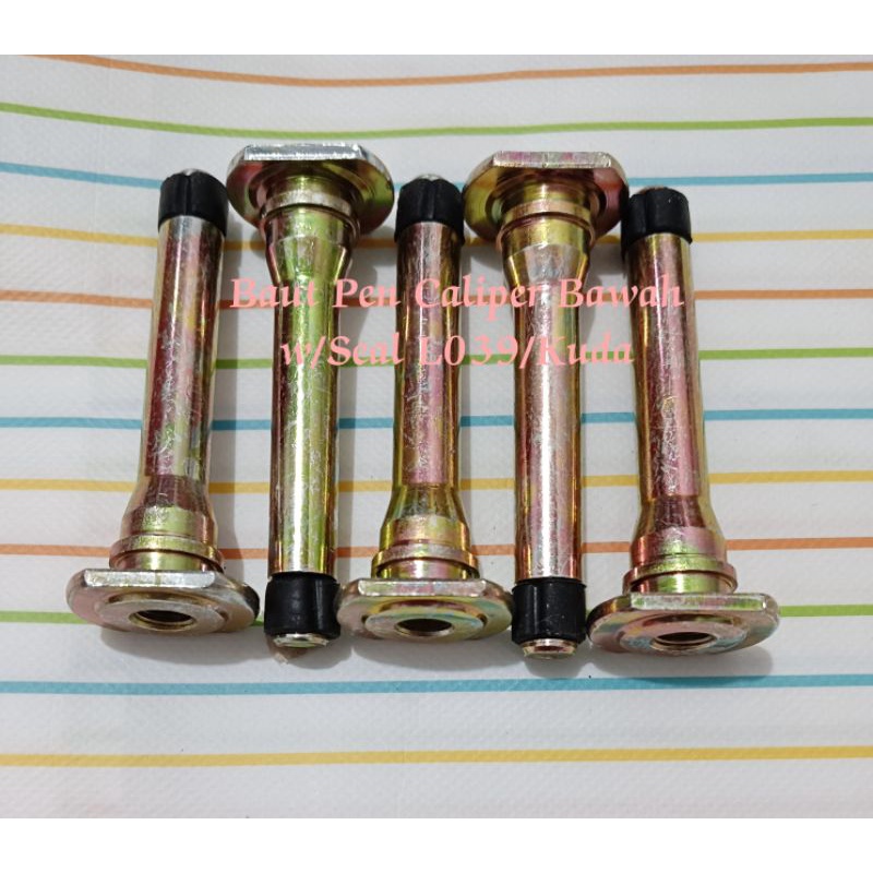 Jual 1 pcs* Baut Pen Caliper Bawah with Seal L039/Kuda Baut Cakram Baut Disk Brake | Shopee ...