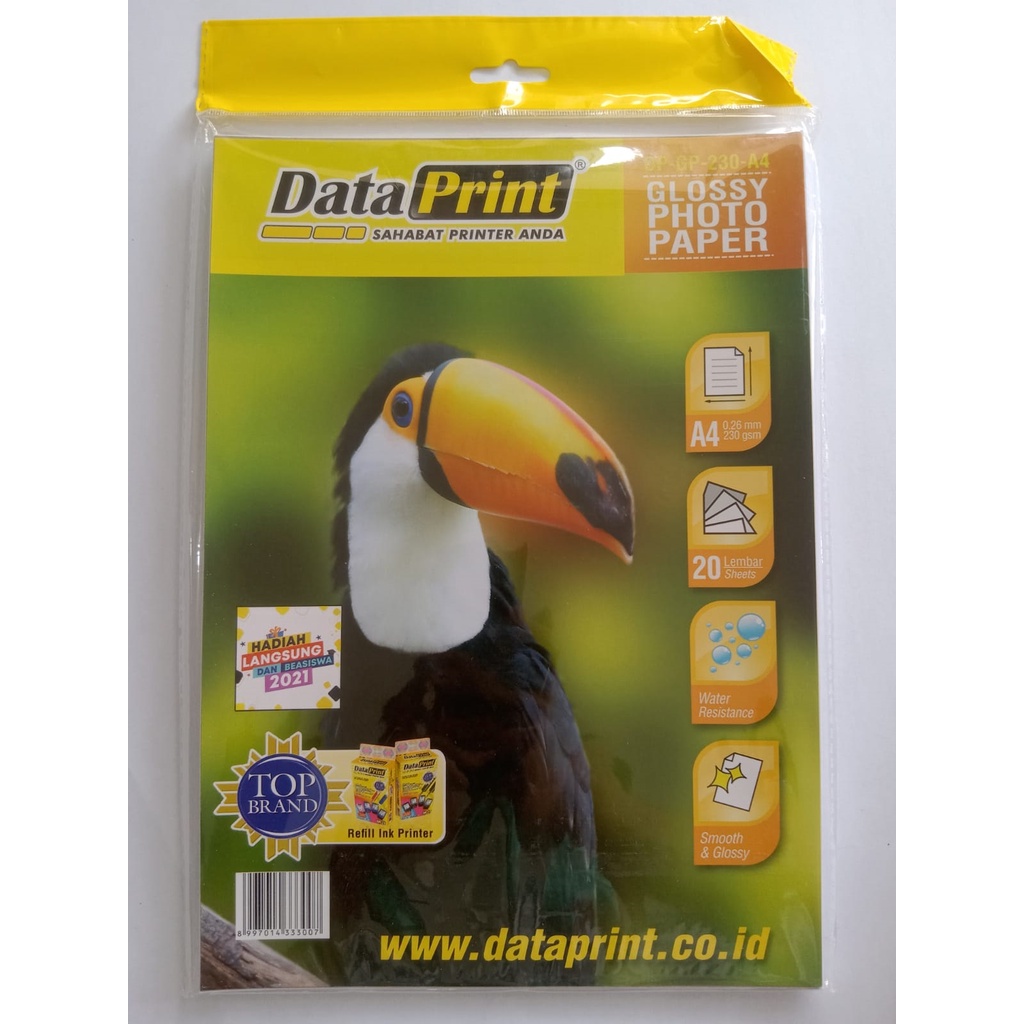 Jual Kertas Foto DataPrint 230gsm 20s | Shopee Indonesia