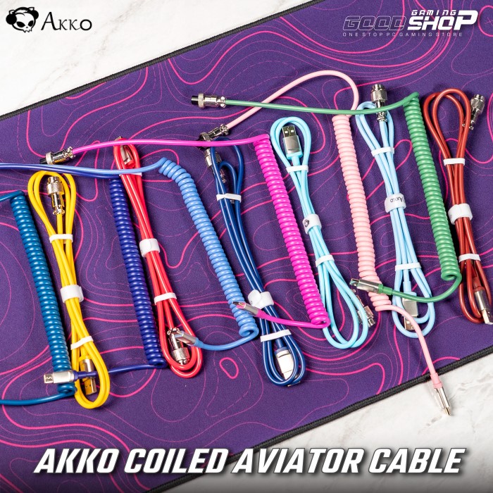 Jual Akko Coiled Aviator Cable ORIGINAL Original original | Shopee ...