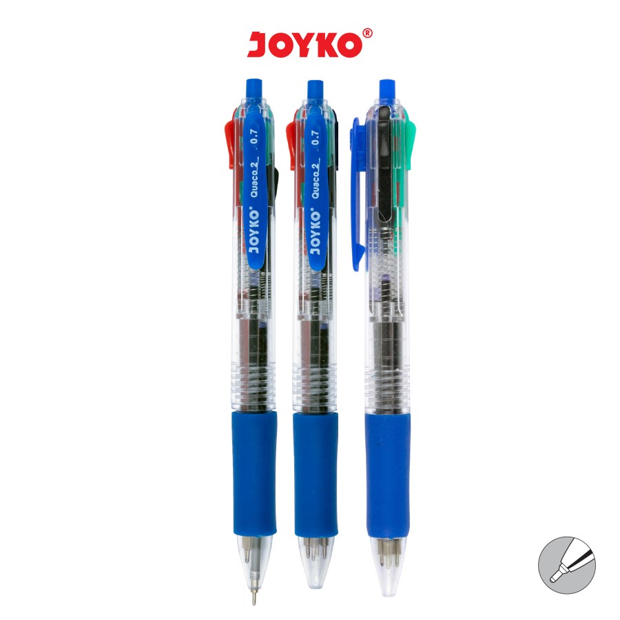 Jual Ball Pen Pulpen Pena Joyko BP-283 Quaco 2 0.7 mm 4 Warna Colors ...