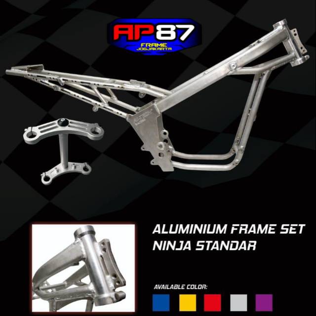 Jual 1 SET FRAME NINJA STD ALUMUNIUM | Shopee Indonesia