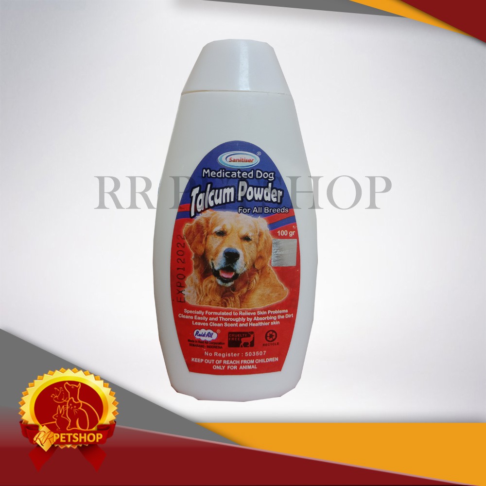 Jual Bedak Kucing Dog Powder Medicated / Talcum Powder Medicated Raid ...