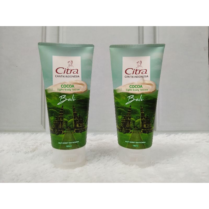 Jual Citra Cocoa Light Body Lotion 180ml | Shopee Indonesia