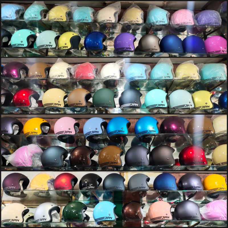 Jual HELM RETRO MERK JPN ARC / Helm retro jpn ARC / HELM JPN ARC ...