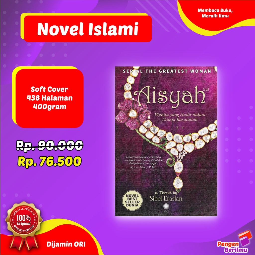 Jual Novel AISYAH Istri Rasulullah - Sibel Eraslan | Shopee Indonesia