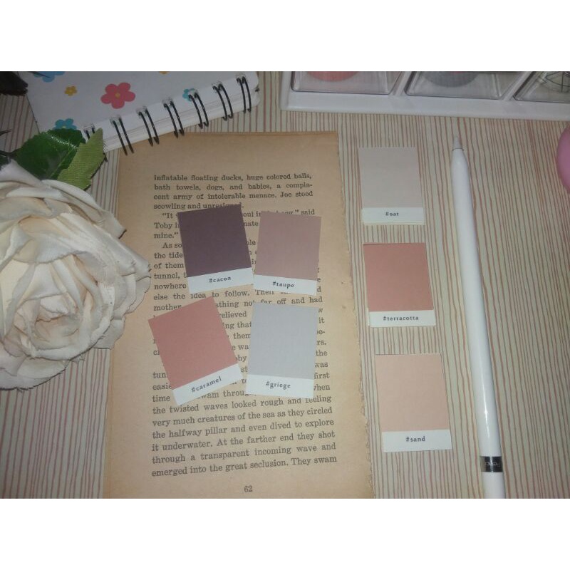 Jual stiker bujo shades of brown 1pack isi 30pc cocok utk bujo ...