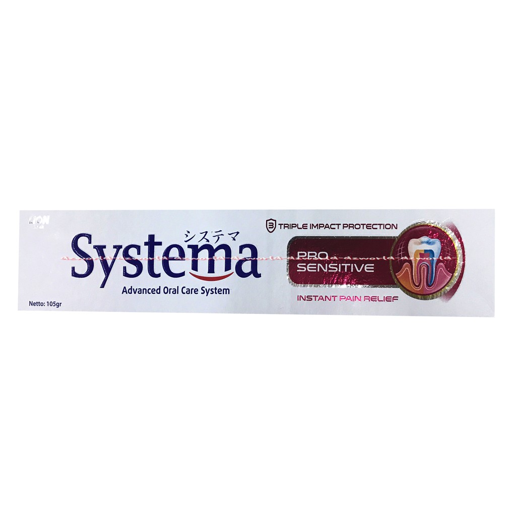 Jual Systema Pro Sensitive Pasta Gigi Odol Diformulasikan Husus Untuk ...