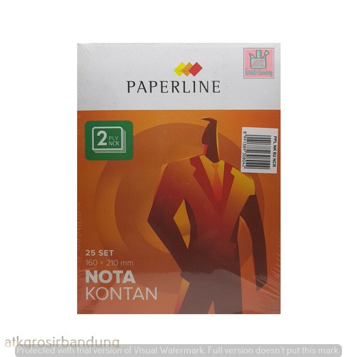 Jual Buku Nota Kontan Besar Paperline Ukuran B2 2Ply 2 Rangkap 25 ...