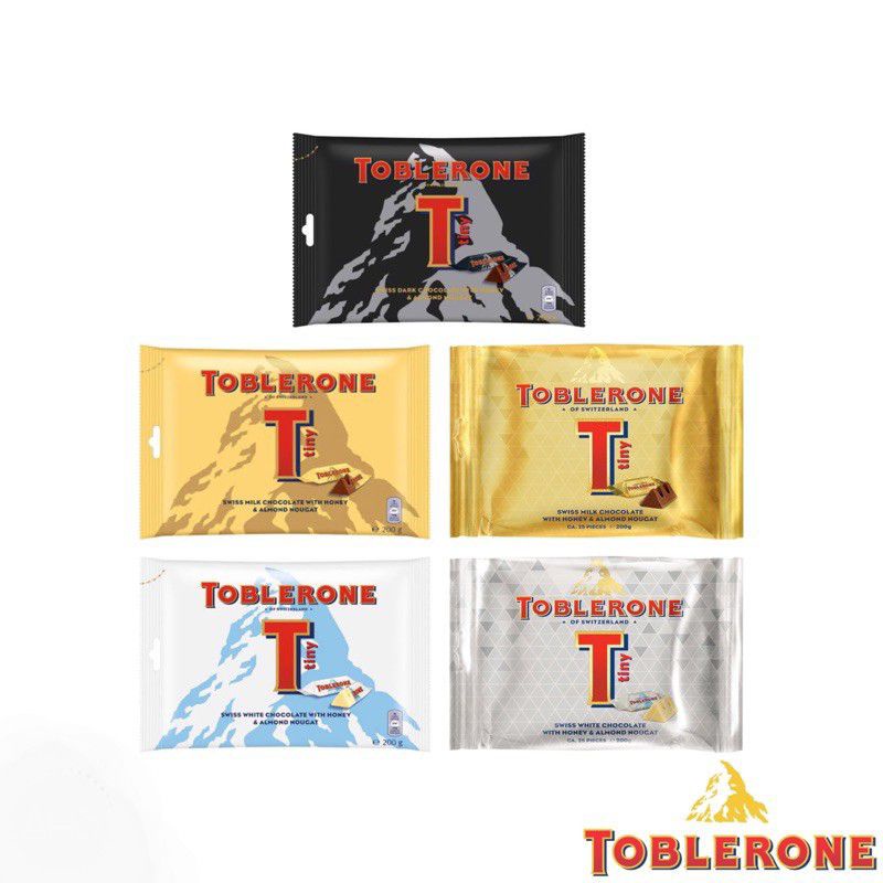 Jual Toblerone Tiny 200gr/25pcs Product Swiss Halal | Shopee Indonesia