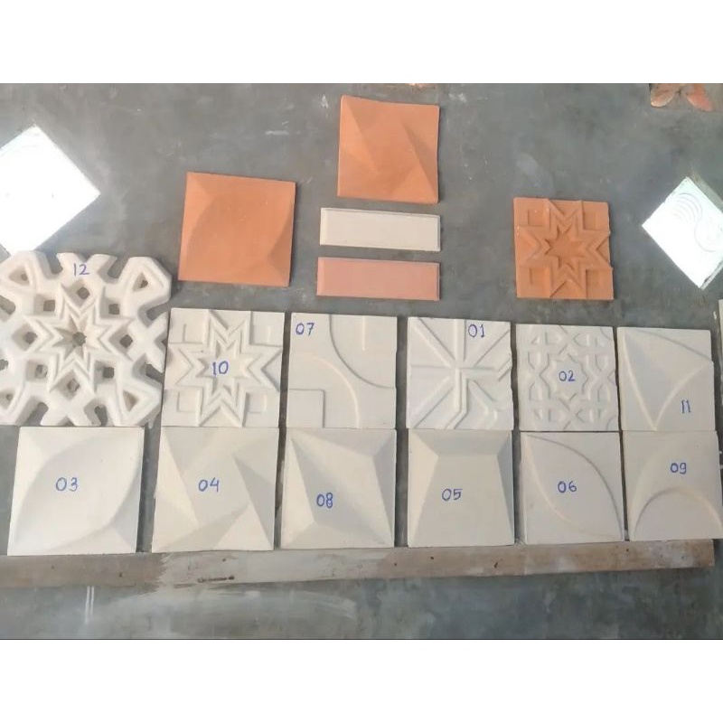 Jual Roster Bata Tempel Minimalis Modern Terlaris Panel Wall Aneka ...