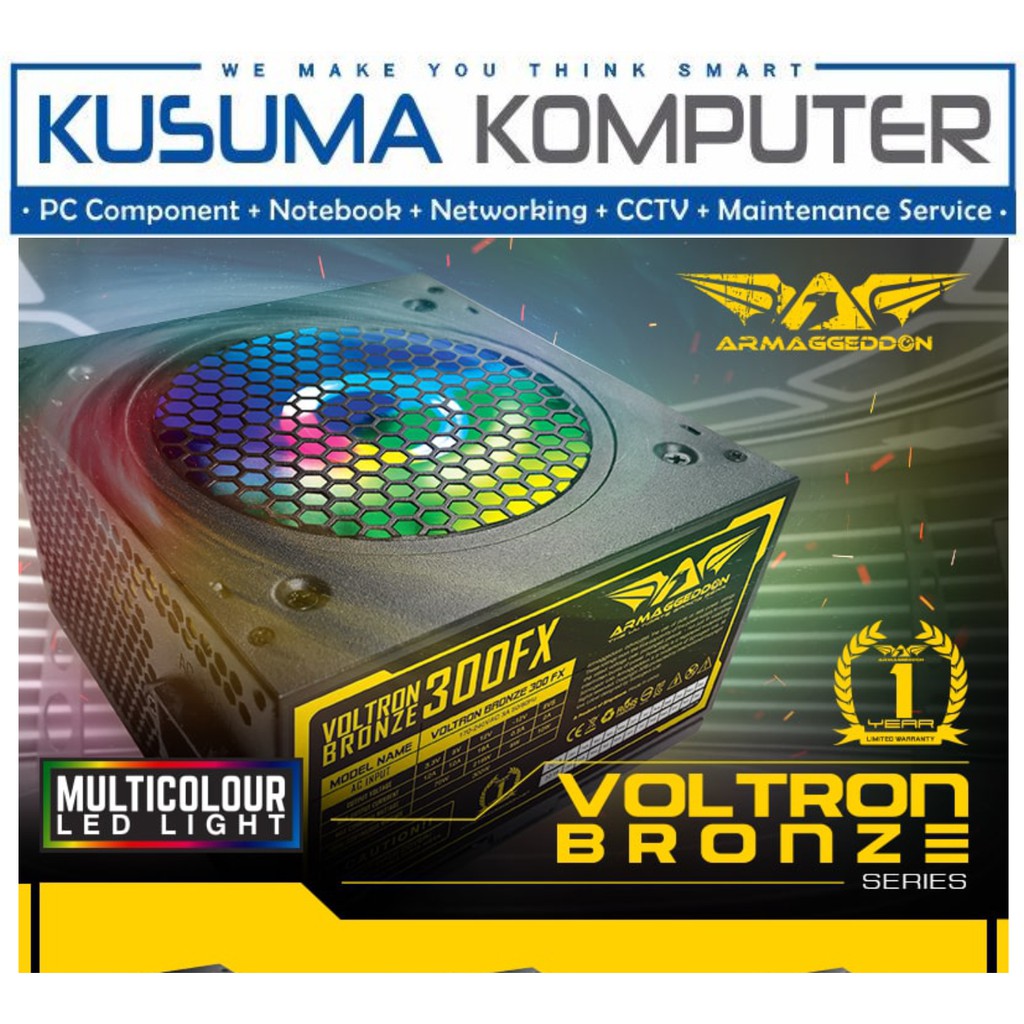 Jual Armaggeddon PSU Voltron Bronze 350FX 350W | Shopee Indonesia