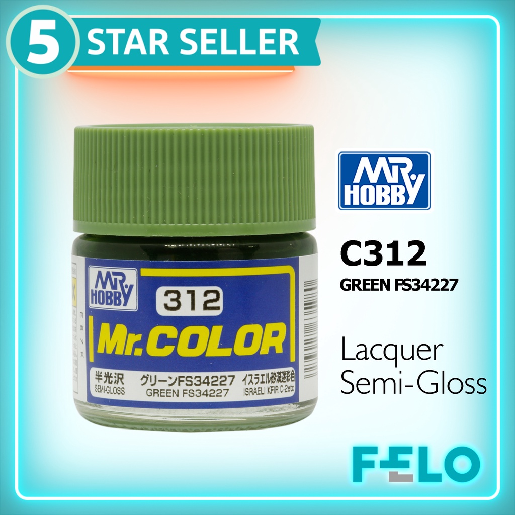 Jual CAT GUNDAM - MOKIT MR COLOR C312 GREEN FS34227 / MR HOBBY C 312 ...