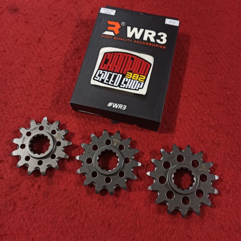 Jual Gear Gir Depan WR3 520 13T 14T 15T Honda CBR250RR CBR 250RR 250 RR | Shopee Indonesia