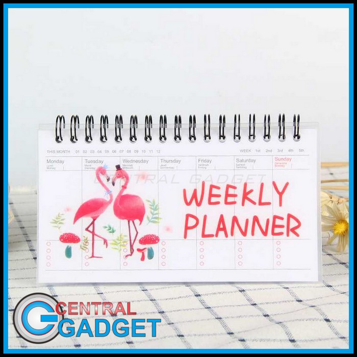 Jual Kalender Weekly Planner Schedule Agenda Memo Notebook - DYW259 ...