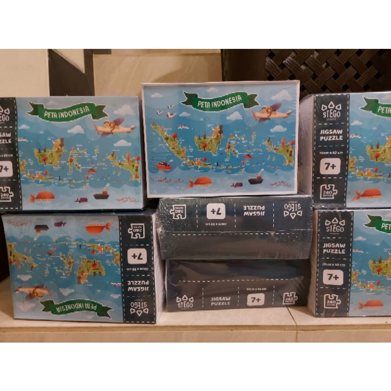 Jual PUZZLE PETA INDONESIA | Shopee Indonesia