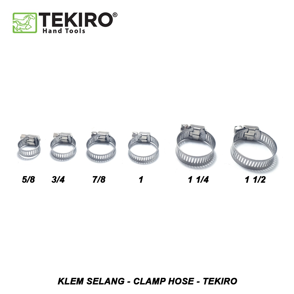 Jual Klem Selang - Hose Clamp - Hose Clip - Tekiro | Shopee Indonesia