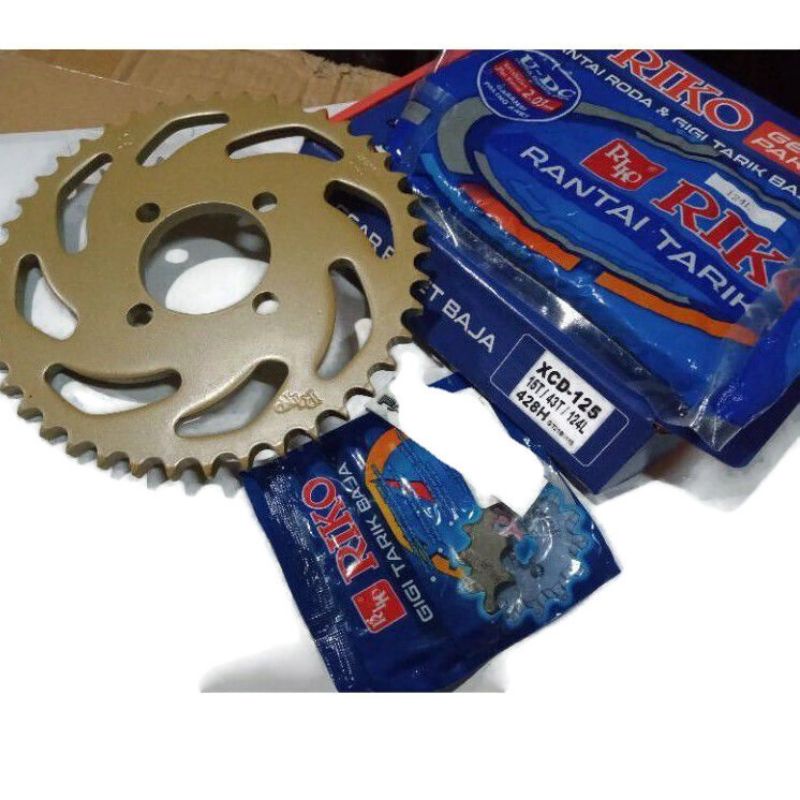 Jual GEAR SET BAJAJ PULSAR XCD 125 GIR PAKET BAJAJ XCD 125 | Shopee ...
