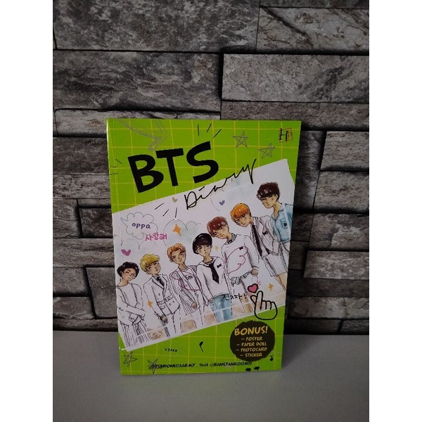 Jual BUKU BTS DIARY ORIGINAL PRELOVED (+FREEBIES RANDOM) | Shopee Indonesia