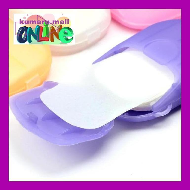 Jual S470Tys Sabun Kertas Praktis Travelling Paper Soap Handsoap Sabun ...