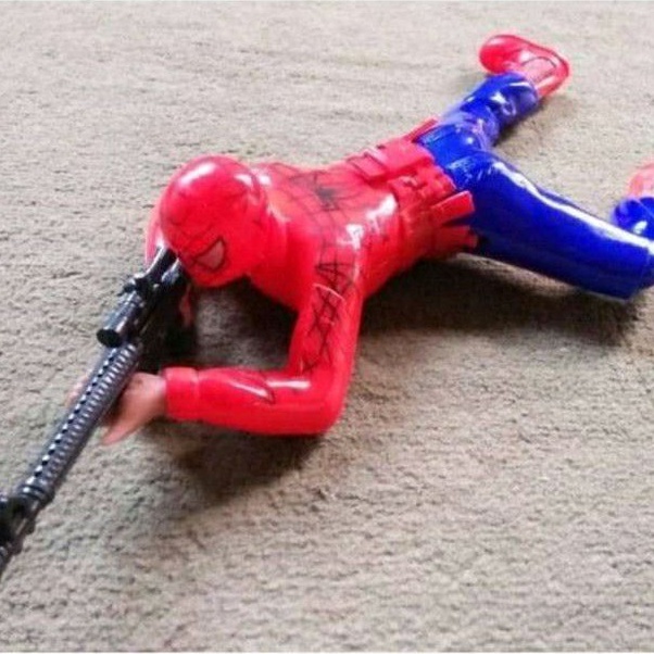 Jual Mainan Spider-Man merangkak merayap menembak berjalan bersuara ...