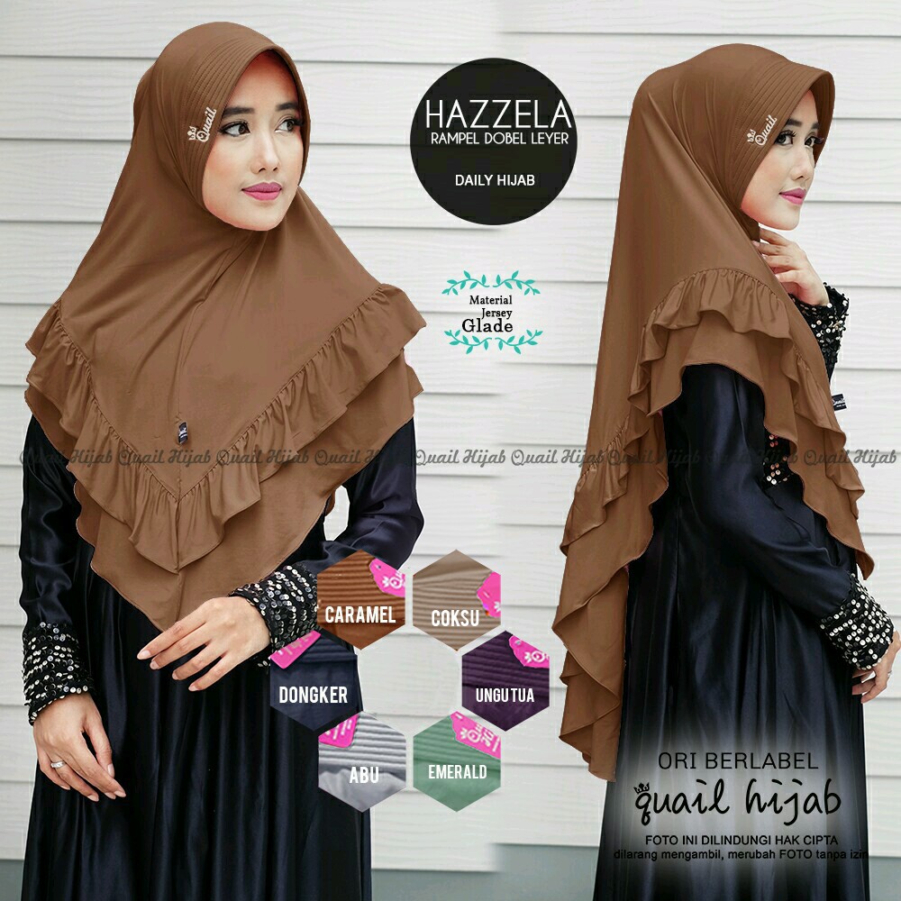 Jual HAZELLA - Hijab by QUAIL HIJAB | Shopee Indonesia