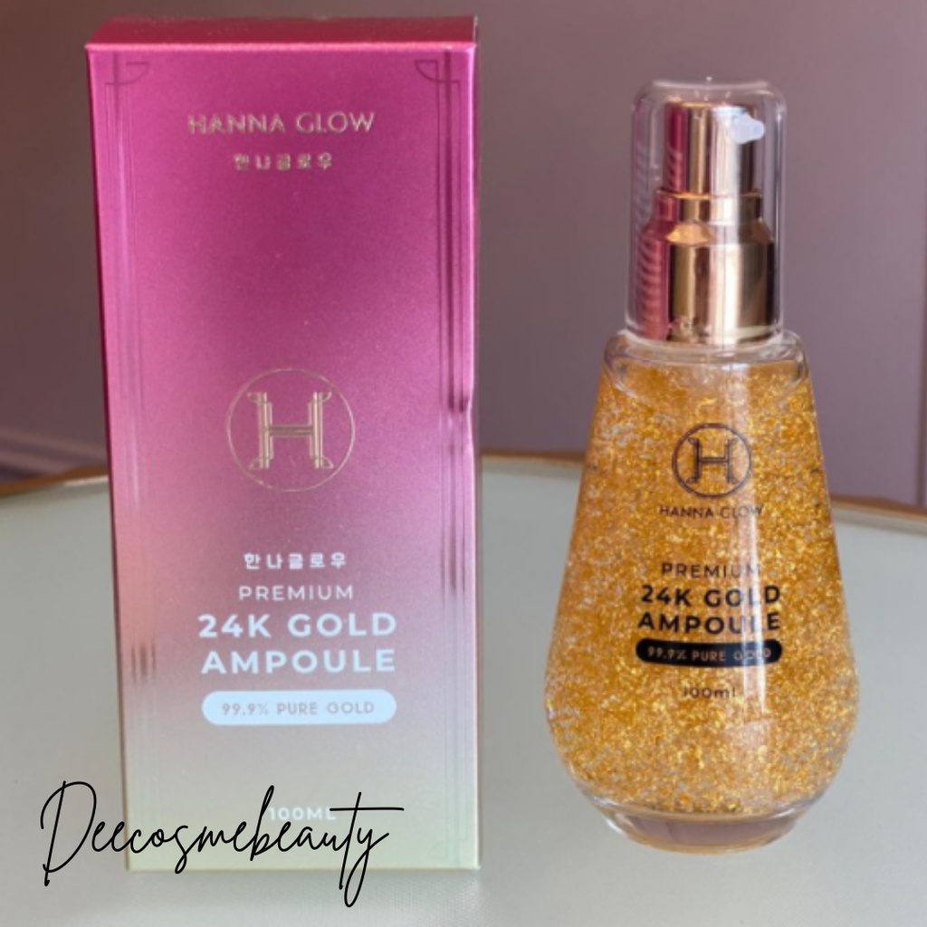 Jual Hanna Glow Premium 24K Gold Ampoule Serum - 25ml | Shopee Indonesia