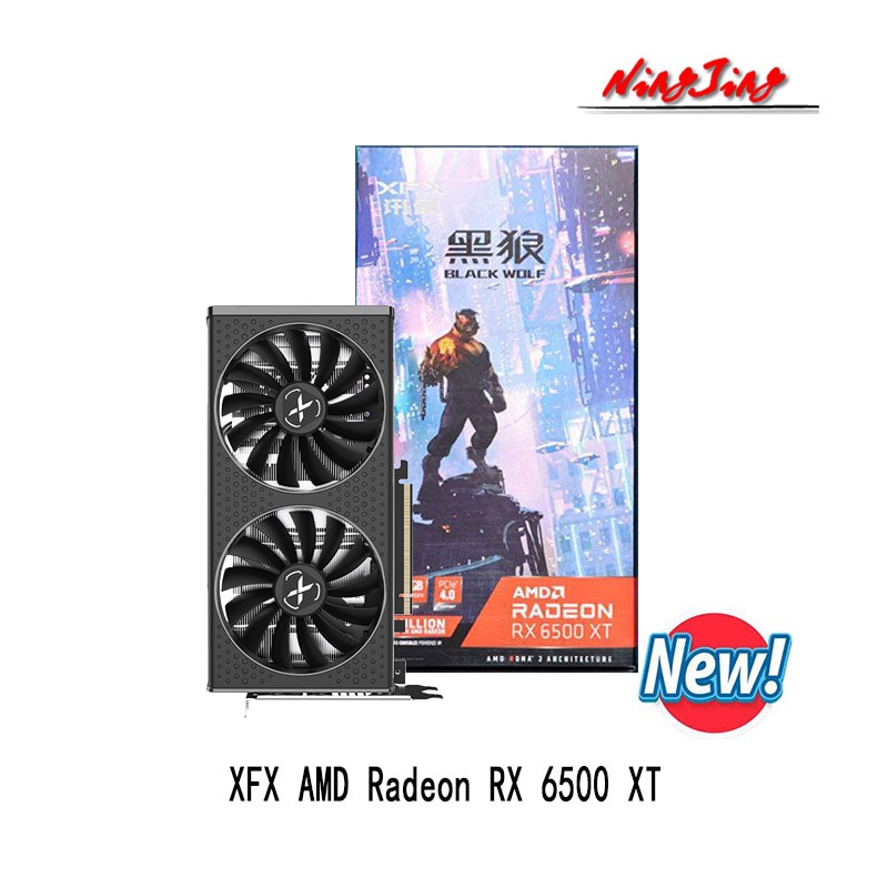 Jual PREORDER XFX AMD Radeon RX 6500 XT NEW 6500XT 4GB 18000MHz GDDR6 ...