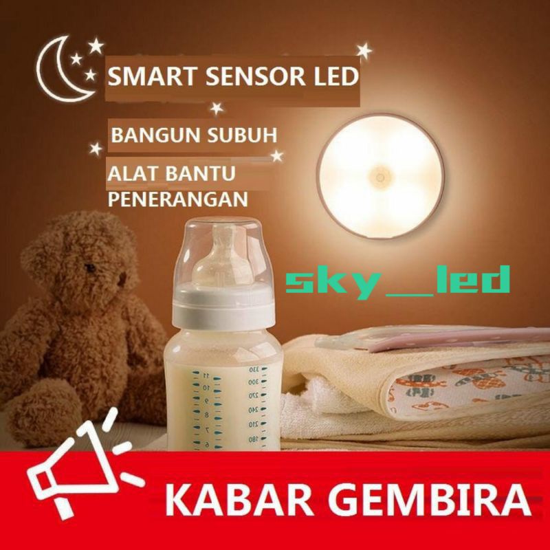 Jual LAMPU LED SENSOR GERAK LAMPU TIDUR LED SENSOR GERAK LAMPU SENSOR ...