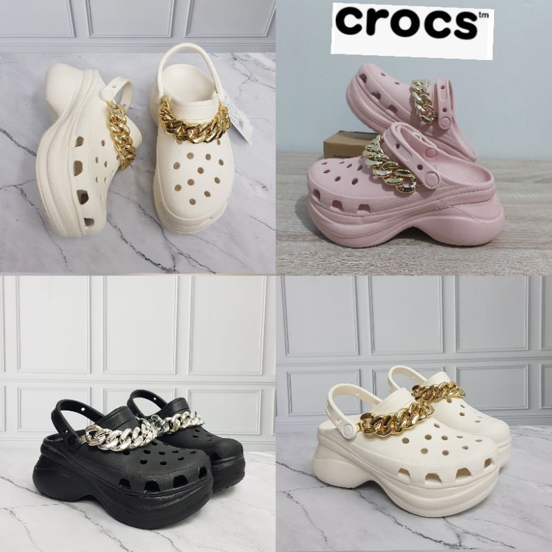 Jual Crocs Classic bae clog rante / Sandal wanita Crocs classic ...