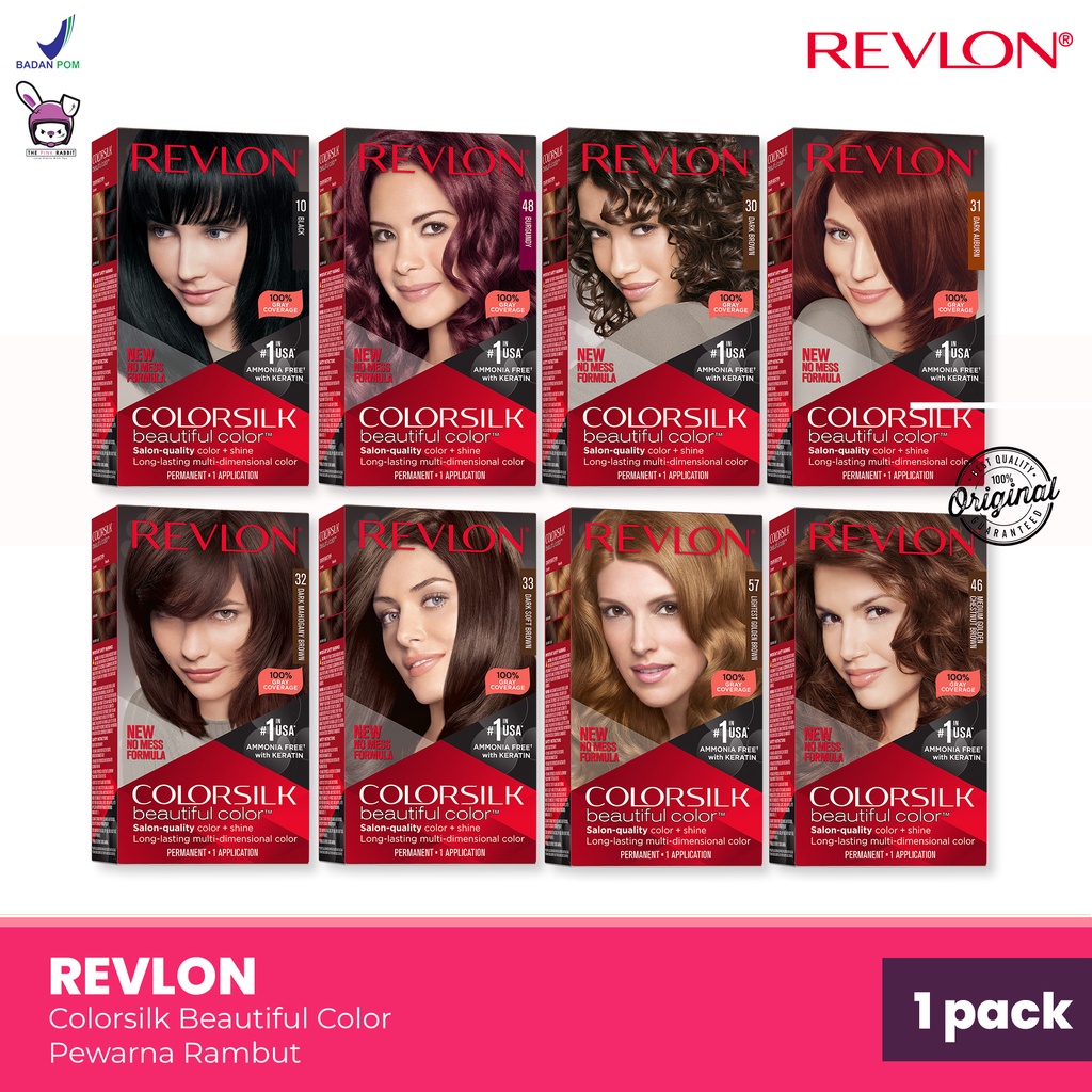 Jual REVLON Colorsilk Hair Color Cat Rambut | Shopee Indonesia