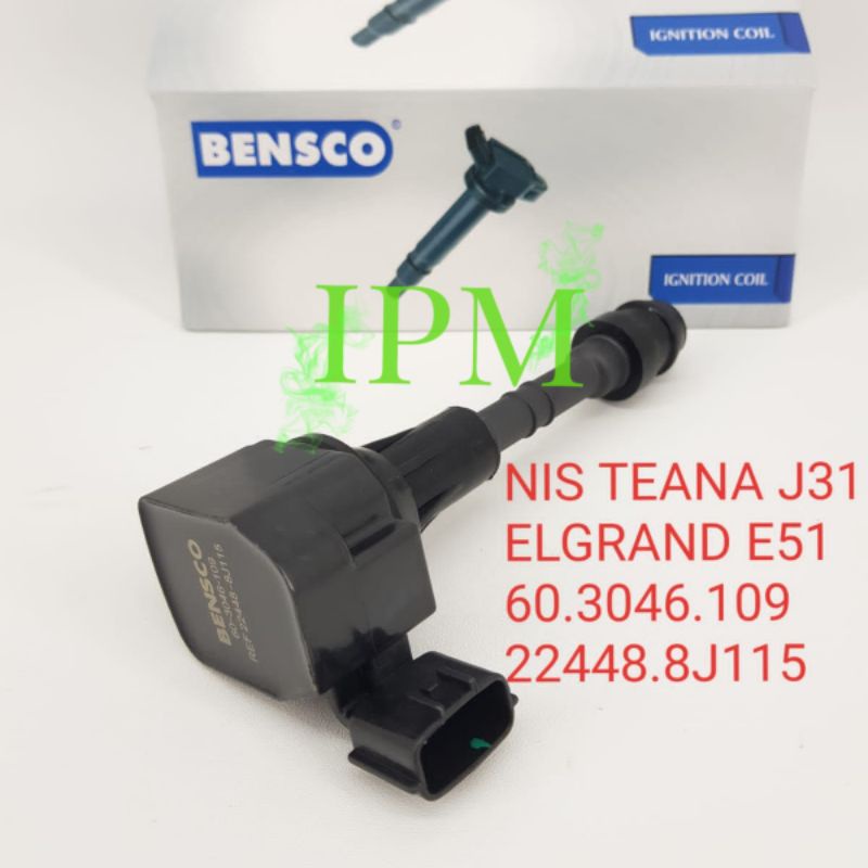 Jual COIL IGNITION KOIL NISSAN TEANA J31 ELGRAND E51 22448-8J115 ORI BENSCO | Shopee Indonesia