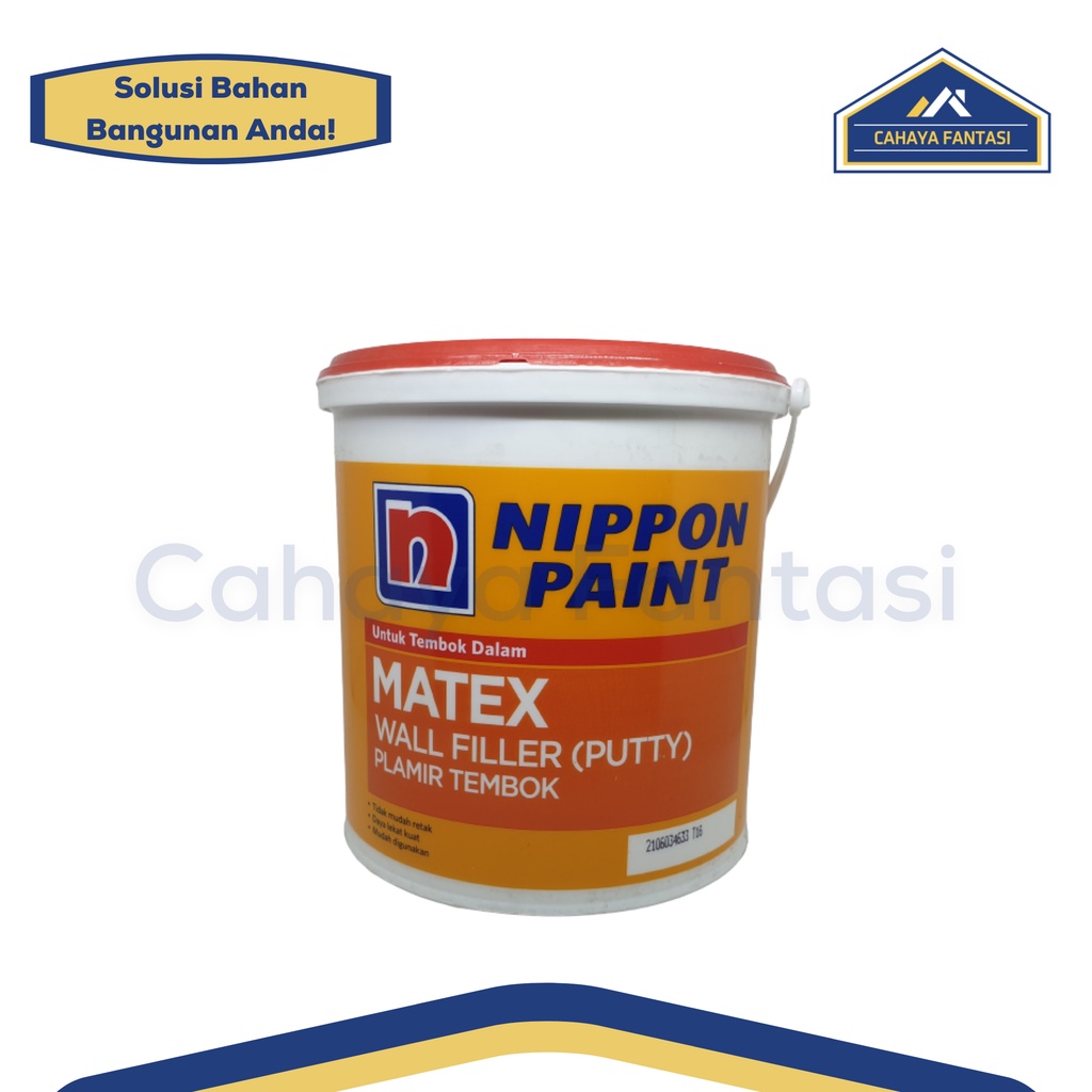 Jual Plamir Matex Wall Filler Putty Galon | Shopee Indonesia