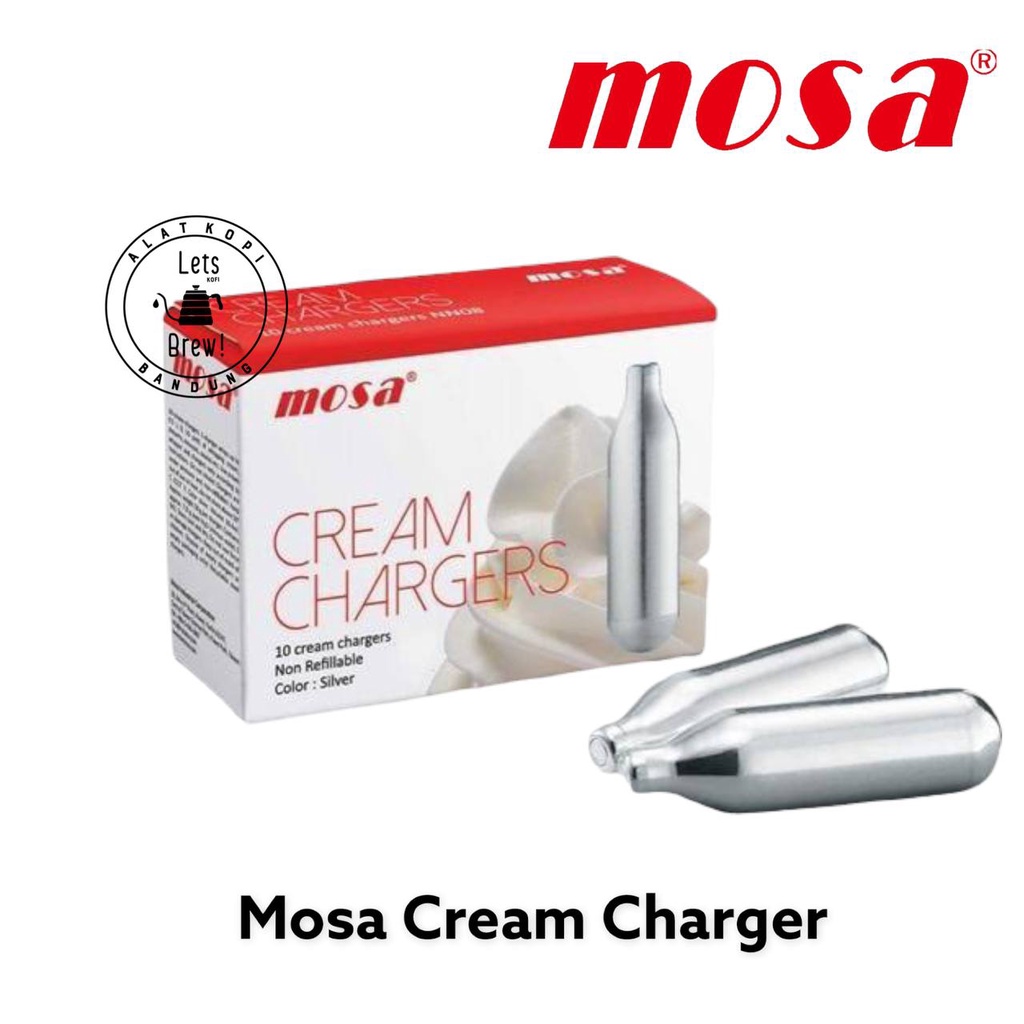 Jual Mosa Cream Charger Whipping dan Soda Charger isi 10 ampul | Shopee ...