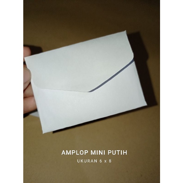 Jual AMPLOP MINI PUTIH (6*8) | AMPLOP MINI LUCU | Shopee Indonesia